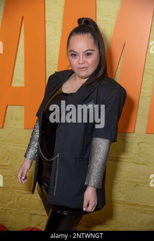 Madison Tevlin attends the premiere of "Champions" at AMC Lincoln ...