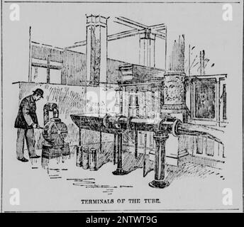 The pneumatic tube mail Stock Photo - Alamy