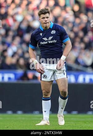 Scotland's Huw Jones during the Guinness Men's Six Nations match at ...