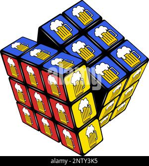 The complex puzzle is successfully solved Stock Vector Image & Art - Alamy
