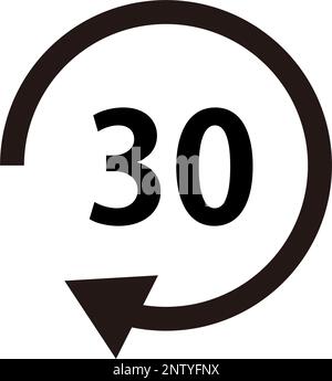 Rewind time vector icon isolated on transparent background, Rewind time ...