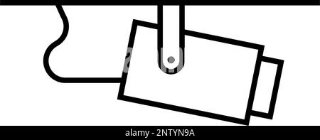 Simple ceiling CCTV icon. Editable vector Stock Vector Image & Art - Alamy