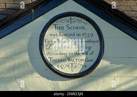 Dunham Massey former School house at Dunham, near Altrincham, Greater ...
