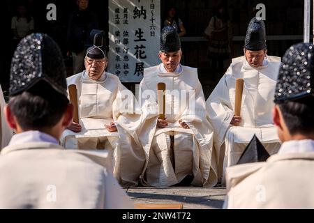 Sanno Oharai and Chinka-sai purification ceremony during Sanno Matsuri ...