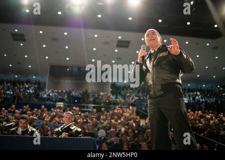ANNAPOLIS, Md. (Feb. 2, 2023) Vice Adm. Roy Kitchener, commander, Naval ...