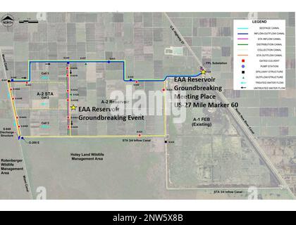 Area map of the Everglades Agricultural Area. The Everglades ...