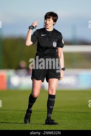 Referee Jane Simms during the FA Women's Super League match at ...