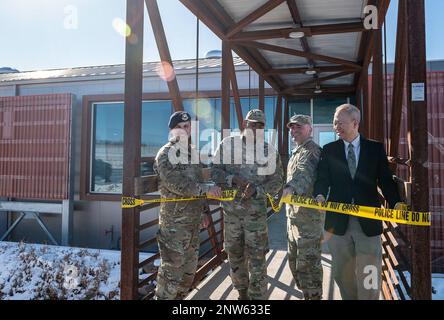 From left to right, COL Marcus Constable, commander of Headquarters ...