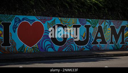 A Guam street art mural is displayed at various locations on Guam, Jan ...