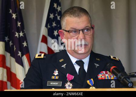 Col. Timothy Deckert was honored during a retirement ceremony, Jan. 7 ...