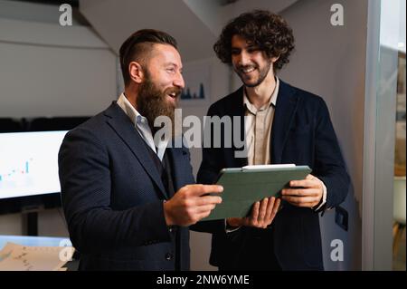 Hipster business successful teamwork concept, business people group ...