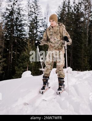 Italian Army, winter training of Alpini mountain troops at S.Bernardino ...