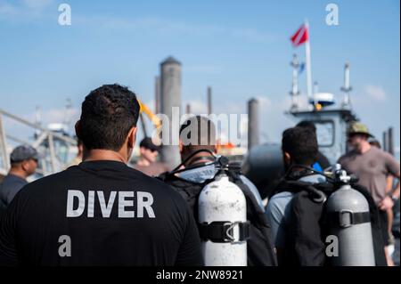 MANAMA, Bahrain (Jan. 23, 2023) Members of Combined Task Force (CTF ...