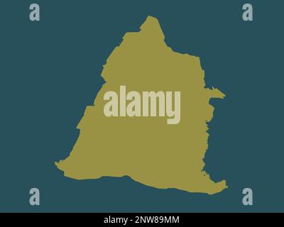 Changhua, county of Taiwan. Solid color shape. Locations of major ...
