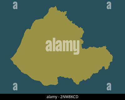 Miaoli, county of Taiwan. Solid color shape. Locations and names of ...