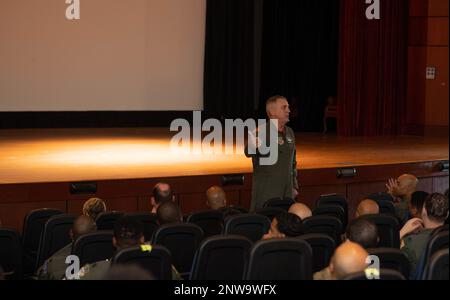 General Mike Minihan, commander of Air Mobility Command commander, Brig ...