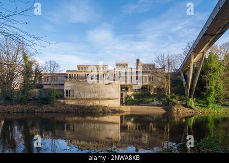 Dunelm House an example of 1960's brutalist architecture this concrete ...