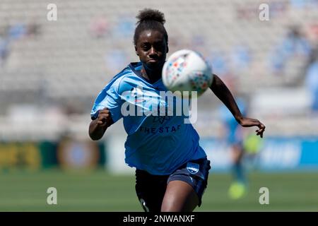 Princess Ibini-Isei of Sydney FC controls the ball during the match ...