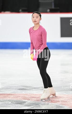 Tsz Ching CHAN (HKG), during Junior Women Short Program, at the ISU ...