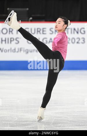 Tsz Ching CHAN (HKG), during Junior Women Short Program, at the ISU ...