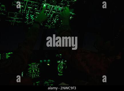 From left, Capt. Audrey Crismon, 39th Expeditionary Airlift Squadron ...