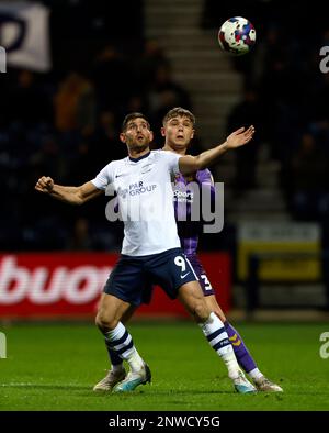 Preston North End's Ched Evans during the Sky Bet Championship match at ...