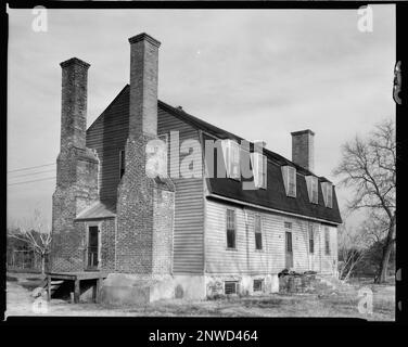 Sweet Hall, Sweet Hall, King William County, Virginia. Carnegie Survey ...