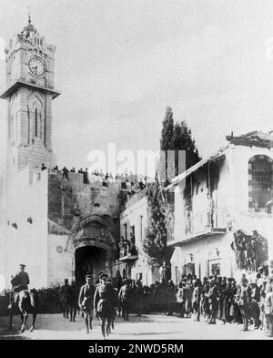 General Allenby enters Jerusalem during the First World War Stock Photo ...