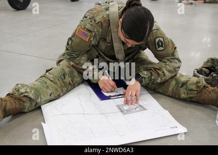 Spc. Karina Ortiz, an Air Defense Battle Management Operator, with ...