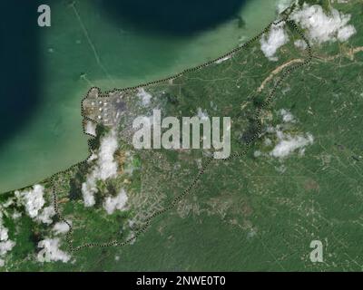 Point Fortin, borough of Trinidad and Tobago. Open Street Map Stock ...