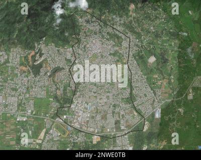 Arima, borough of Trinidad and Tobago. High resolution satellite map ...