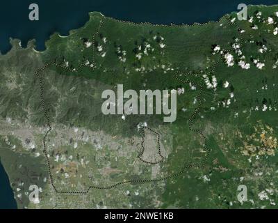 Tunapuna-Piarco, region of Trinidad and Tobago. Low resolution ...