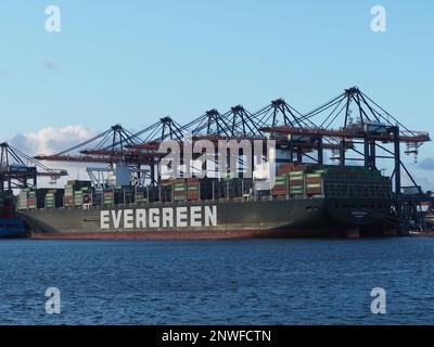 The Evergreen shipping "Ever Gifted" can transport around 20.000 ...