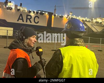 Capt. Karl Bliven the Company Commander for the 260th Movement Control ...