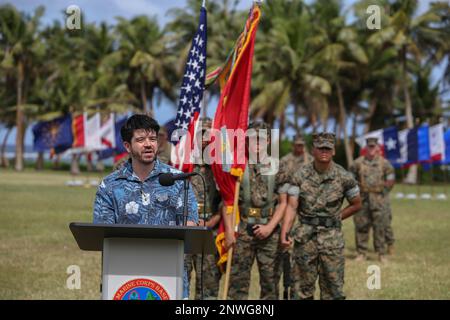 Vince Blaz, grandson of retired Brig. Gen. Vicente "Ben" Tómas Garrido ...