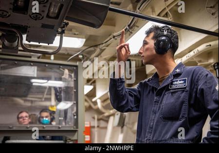 ATLANTIC OCEAN (Jan. 3, 2023) Sonar Technician (Surface) 3rd Class ...
