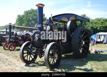 A Foden Colonial Road Engine 7hp road locomotive engine parked on ...