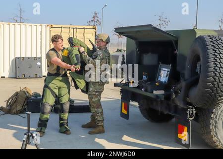 Soldiers with the 718th Ordnance Company, 23rd CBRN Battalion, 2nd ...