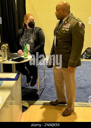 Col. Landis Maddox (right), the commander of the Joint Munitions ...