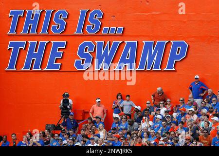 Interior of Ben Hill Griffin stadium commonly known as "The Swamp" Home ...