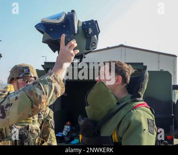 Soldiers with the 718th Ordnance Company, 23rd CBRN Battalion, 2nd ...