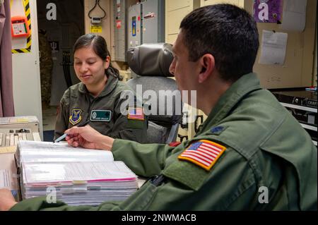 Lt. Col. Raymundo Vann and Capt. Gabriella Graham pose for a photo ...