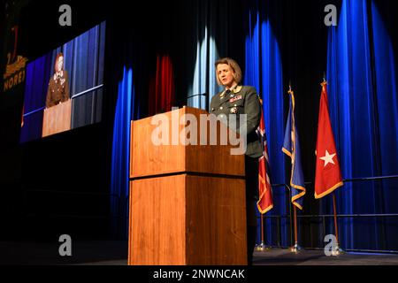 Chief of the Norwegian Home Guard, Maj. Gen. Elizabeth Michelsen ...