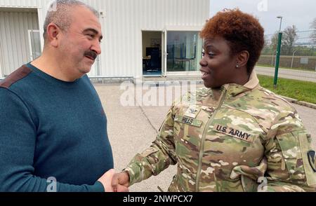 Army Col. Crystal Hills, the commander of the 405th Army Field Support ...