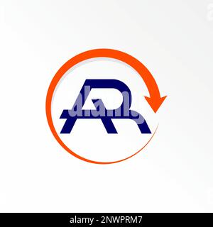 serif letter R circle design vector Stock Vector Image & Art - Alamy