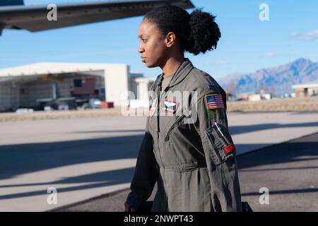 Aircrew from the 43rd Electronic Combat Squadron perform pre-flight ...