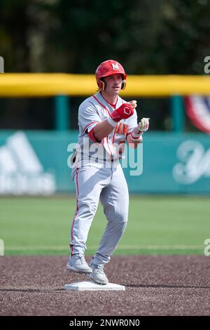Maryland Terrapins Luke Shliger (3) during an NCAA baseball game ...