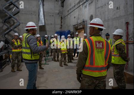 Maj. Gen. Michael Lutton, 20th Air Force commander, engages in ...