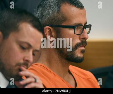 Christopher Watts is in court for his arraignment hearing at the Weld ...