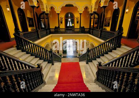 Archbishops Palace, Sumptuous stairway and main entrance hall, Lima ...